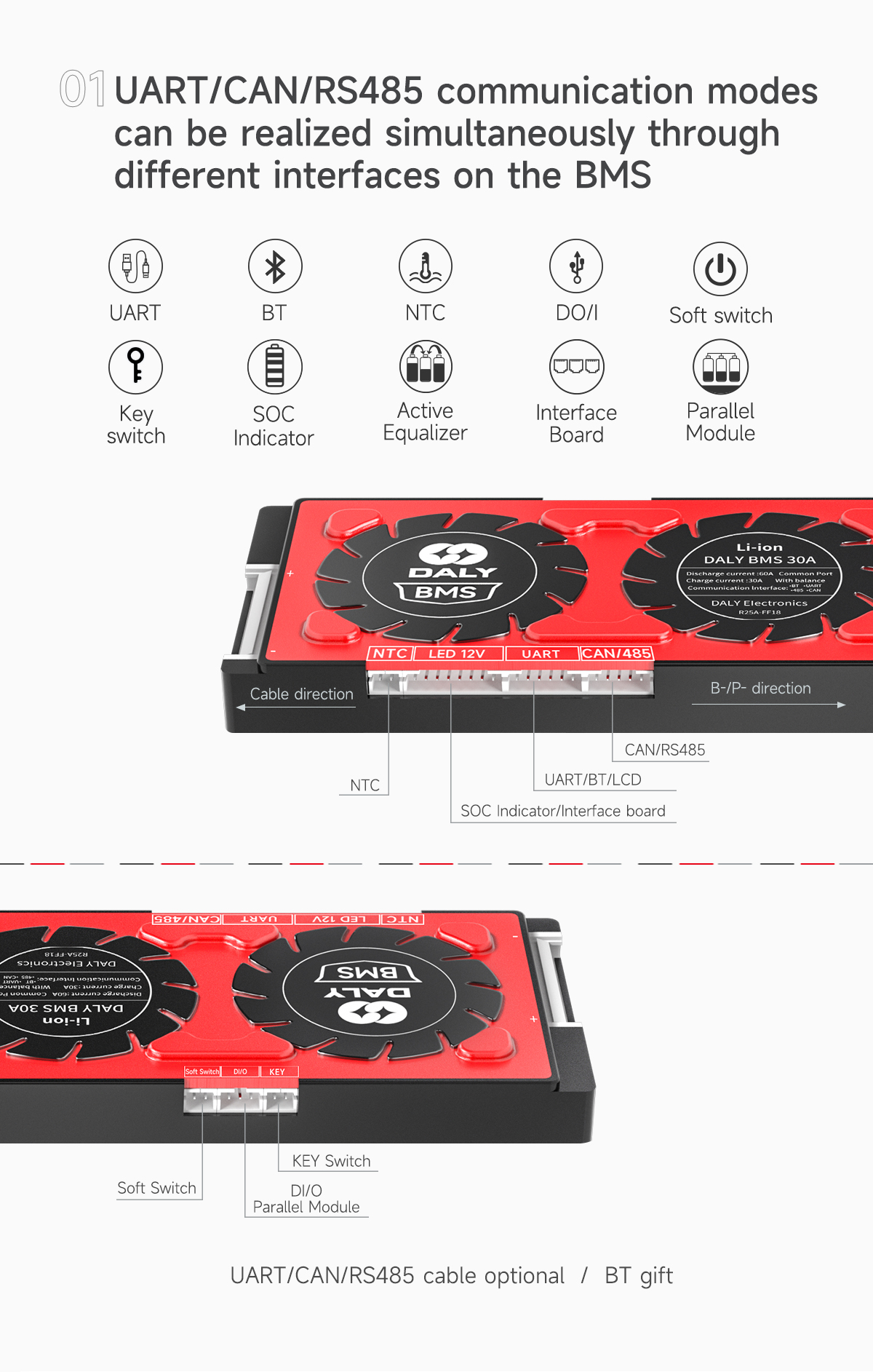 Wholesale DALY 5A parallel module for parallel bms lithium or lifepo4 ...