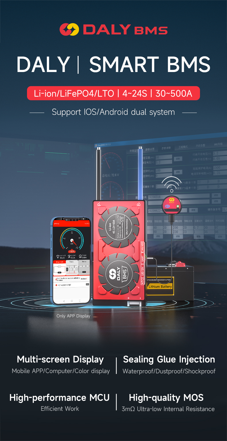 Wholesale Daly Smart bms Electric Bicycle Scooter Lithium Lifepo4 LFP ...