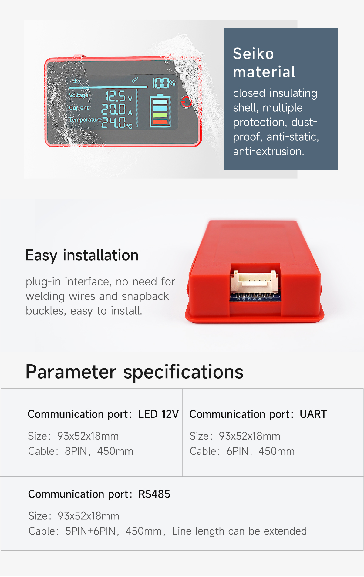 Wholesale Daly Smart BMS Accessories Manufacturer and Supplier | Daly