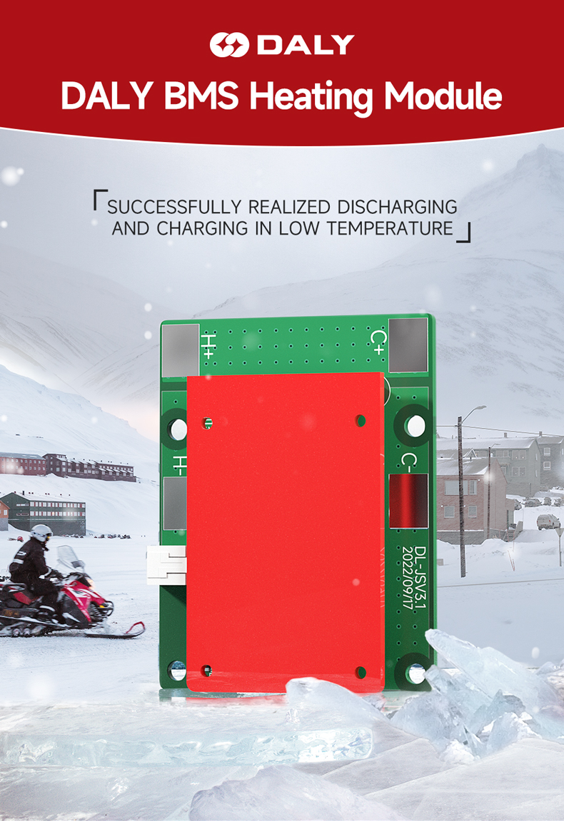 Wholesale Daly custom bms home smart storage LFP heating module 4S 8S ...