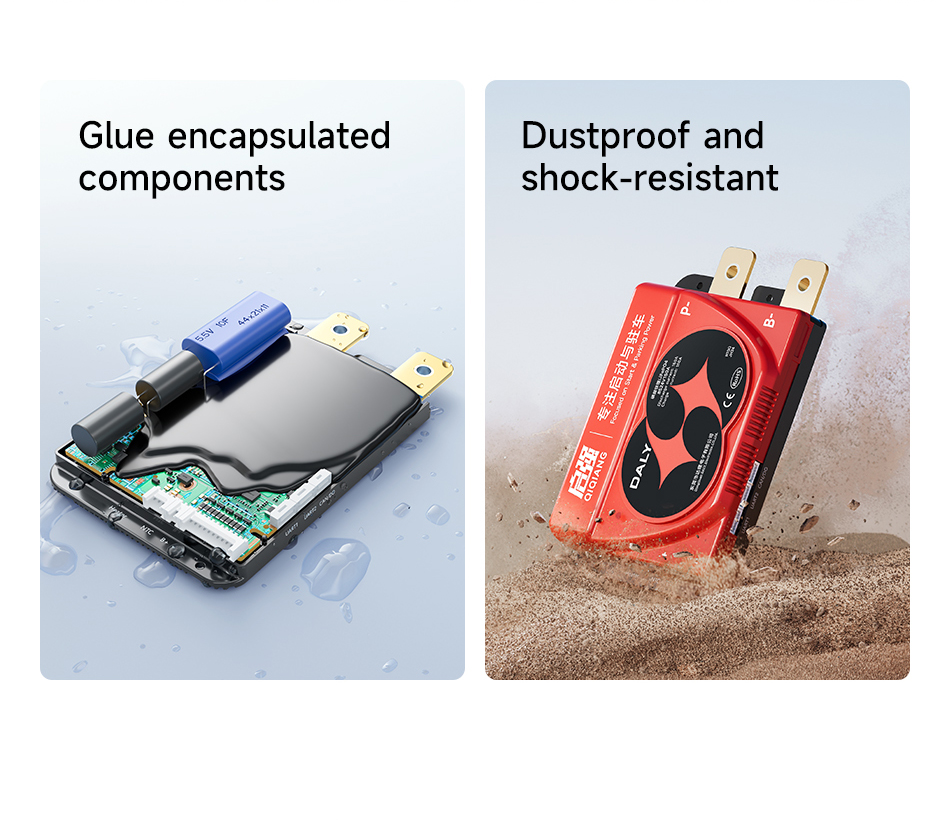 Wholesale R10Q DALY BMS chip for truck starting lifepo4 4S 12V 100A 8S ...