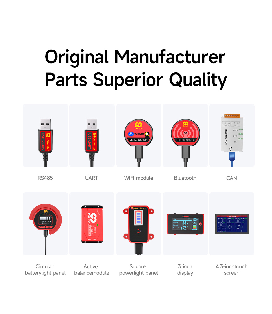 Wholesale Daly Smart Golf Cart BMS 150A-500A 15S-24S High Current BMS ...