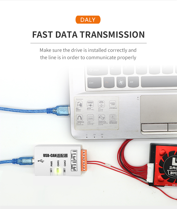 Wholesale Daly BMS Bluetooth RS485 UART CAN NTC display wifi module 4S ...