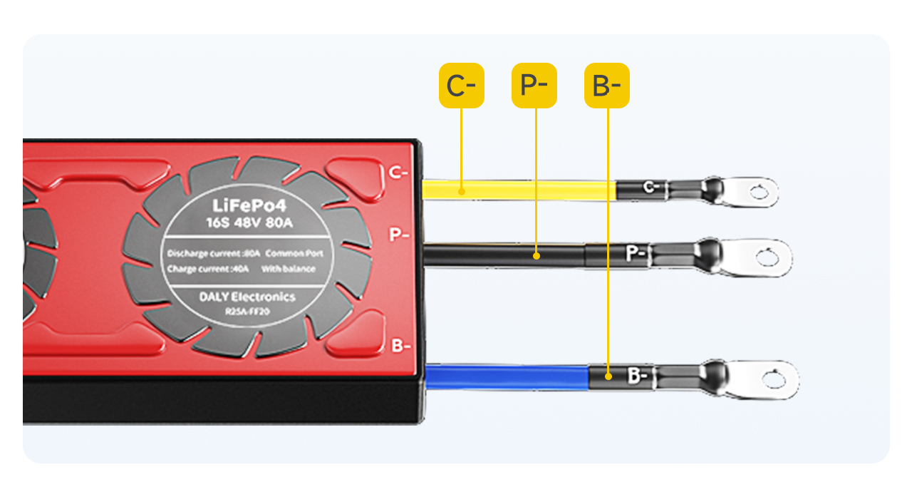 DALY 16S BMS wiring tutorial lifepo4 battery - Daly Electronics Co., Ltd.