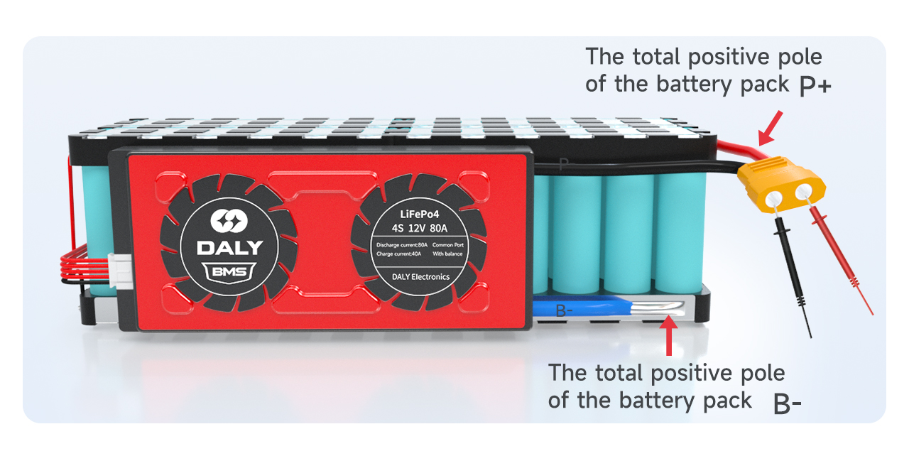 DALY Smart BMS 4S 12V 40A wiring tutorial - Daly Electronics Co., Ltd.