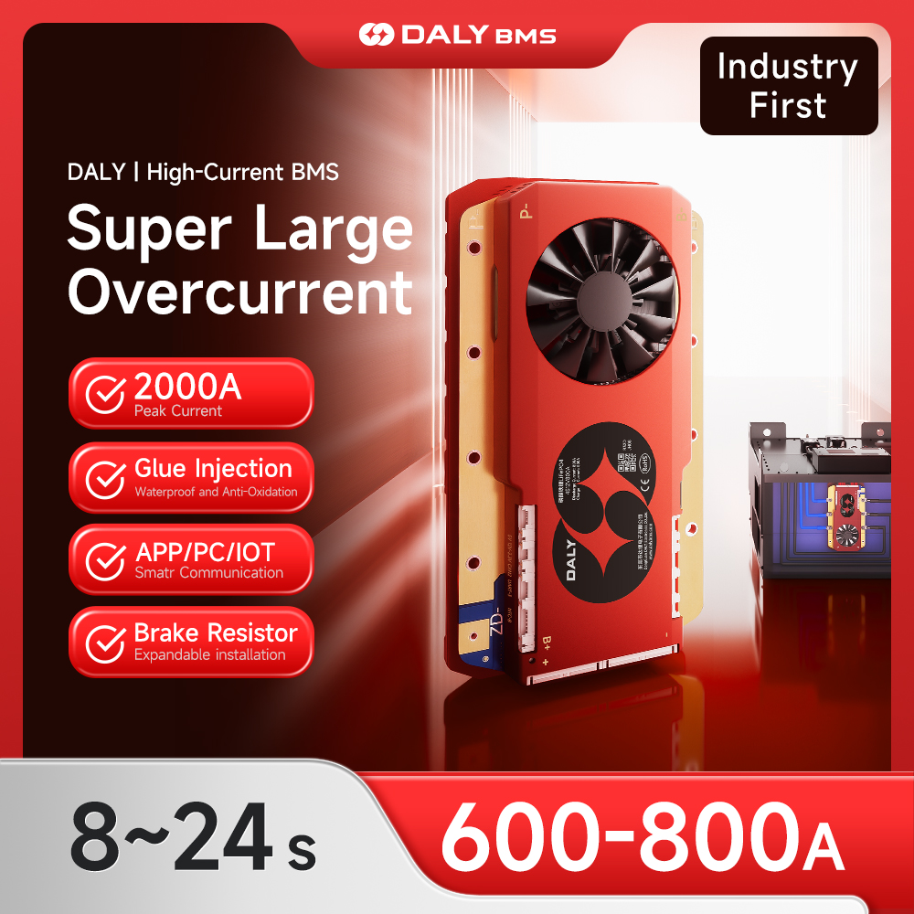 Wholesale Daly Smart High Current 600A 800A 8S-24S BMS 8S Li-ion ...