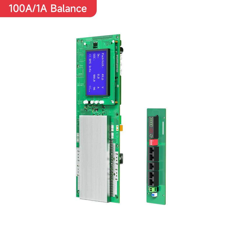 Wholesale home energy storage with 1A active balancer BMS active cell balancing 8s 24v 16s 48v ...