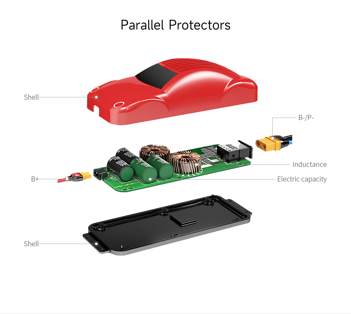 Wholesale DALY 15A parallel module bms for batteries in parallel and ...