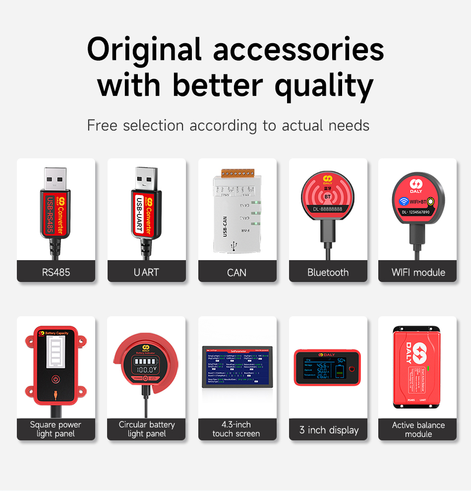 daly parallel interface board daly wifi daly electronics bms - Daly ...