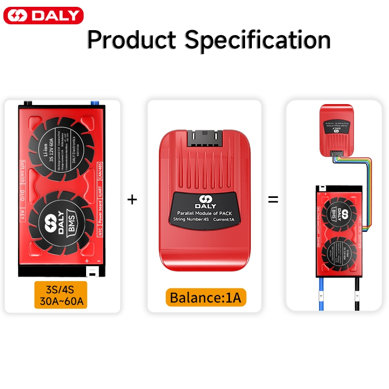 Wholesale PACK parallel BMS for LFP battery 3-48S 40A-500A Manufacturer ...